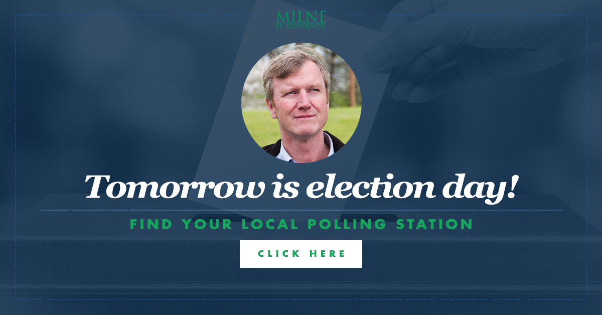 Election Day Info - Scott Milne for Lt. Governor